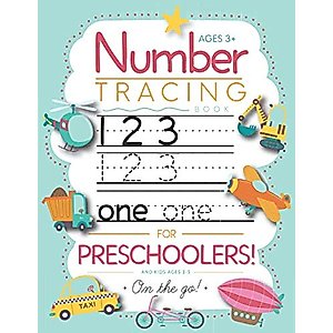 Number Tracing Book for Preschoolers and Kids Ages 3-5: Trace Numbers Practice Workbook for Pre K, Kindergarten and Kids Ages 3-5 (Math Activity Book)