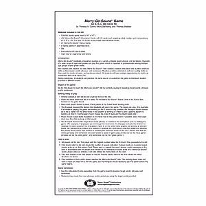 Super Duper Publications | Merry-Go-Sound® Word, Phrase, & Sentence Articulation Board Game | Educational Learning Resource for Children