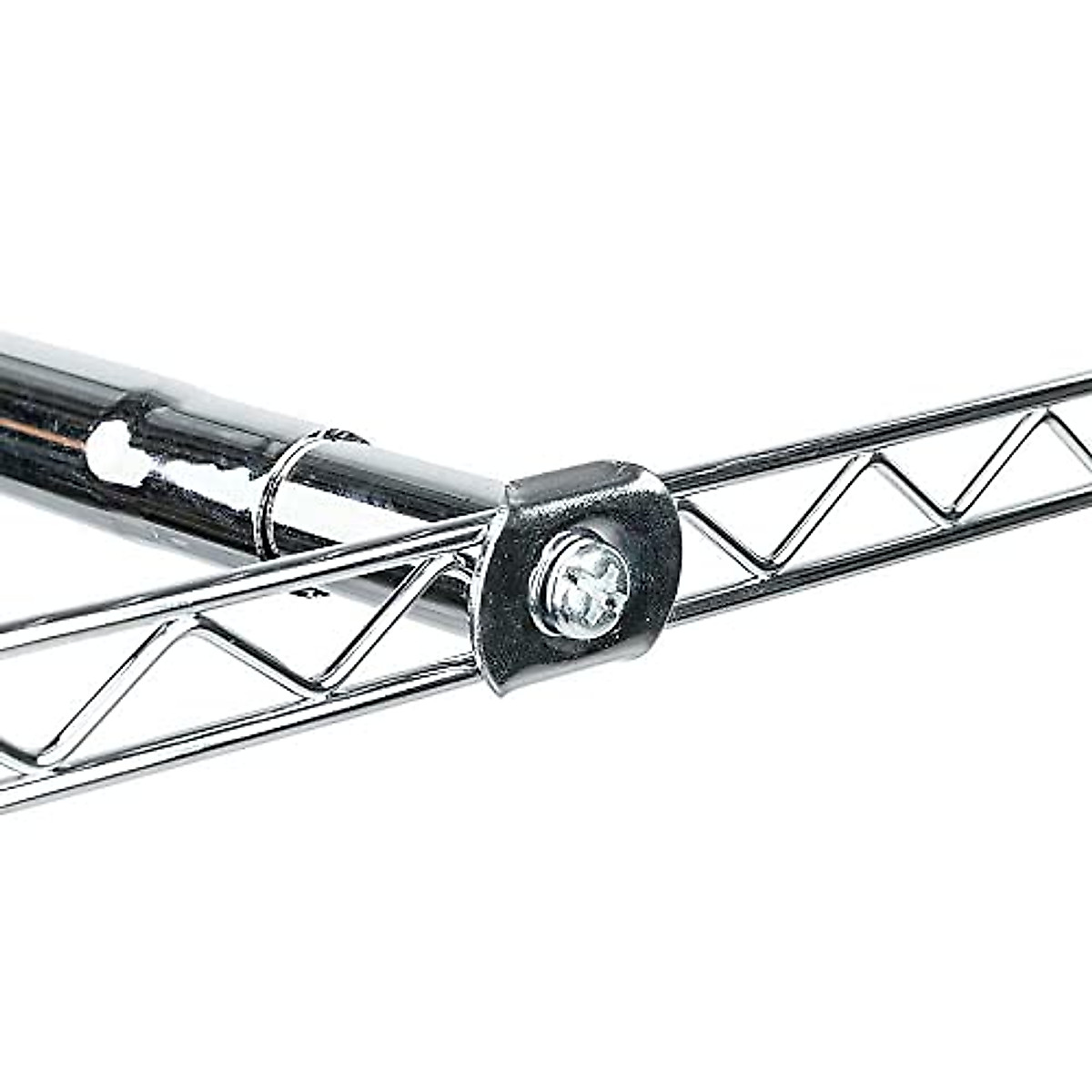 Custom Closet Organizer Shelves System Kit Expandable Clothes Storage Metal Rack,Classics Closet Garment Organizer with Metal Hanging Rod Wardrobe Storage System w/Steel Shelves