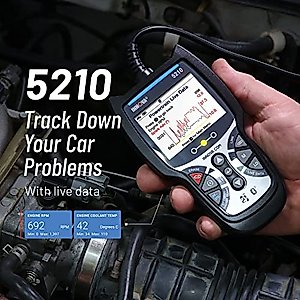 INNOVA 5210 - Newest 2022 OBD2 Scanner Diagnostic Tool - Read/Erase ABS Codes, Live Data, Battery/Charging System Test, iOS and Android