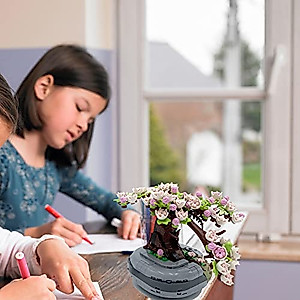 LNYSSQ Mini Succulent Bonsai Tree Building Sets Botanical Collection Flower Bouquet Bricks Bonsai Model Creative DIY Simulation for Home(Mini Sakura Bonsai)