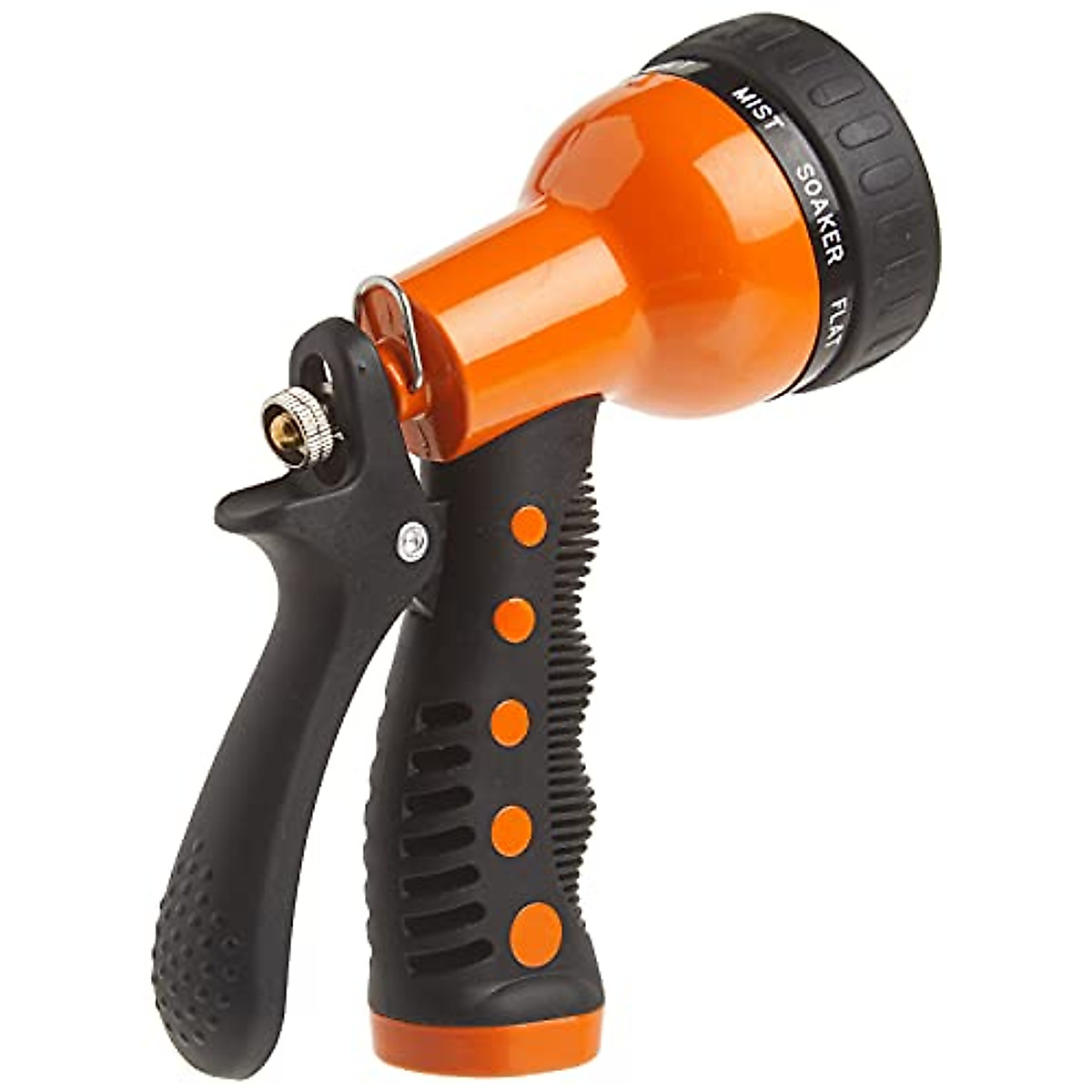 Dramm Available 12702 9-Pattern Revolver Spray Nozzle, Orange