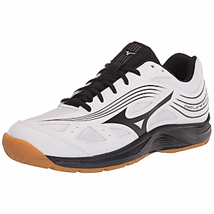 Mizuno womens Cyclone Speed 3 Volleyball Shoe, White/Black, 8 US