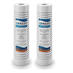 NU Aqua Platinum Series Reverse Osmosis Water Filtration System Replacement Sediment Filter Universal RO System Cartridges (2)
