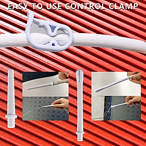 2 Quart Home Enema Bag Kit with Hose Enema Tips and Controllable Water Flow Clamp- Enema Bag for Colon Cleansing Enemas（Red）