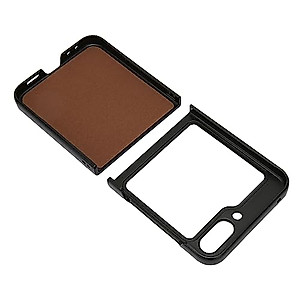 Shockproof Wear Resistant Phone Case for Samsung Galaxy Z fold 5 Case, Synthetic Leather Flip Phone Cover for Samsung Fold 5 (Two Color Blue Cowhide Grain)