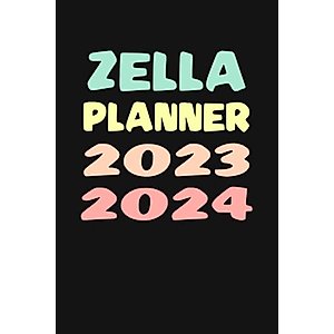 ZELLA: Custom Name Weekly Planner 2023-2024