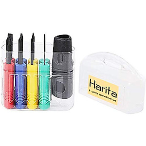 Mini Screwdriver Sets with Magnet, 8 in 1 Screw Driver Tool Phillips/Slotted Head Tips Screwdriver Kits for Repair Electronics, MacBook, iPhone, iPad, Eyeglass, Watch, Tablet