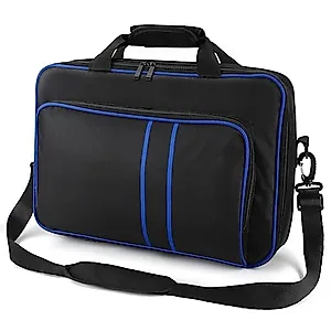 PS5 Travel Case, PS5 Bag Compatible with PlayStation 5 Console, PS5 Travel Bag Playstation 5 Carrying Case Console Digital, Disk Edition, Controller, Stand, Game Cards,PS5 Travel Case hHard Shell