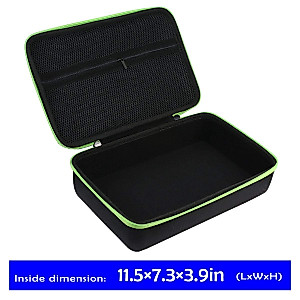 khanka Hard Travel Case replacement for Compatible with Ryobi P737 18-Volt ONE+ Portable Cordless Power Inflator/Ryobi P241 One+ 18 Volt Lithium Ion 130 Inch Pounds 1,100 RPM 3/8 Inch Right Angle Dril