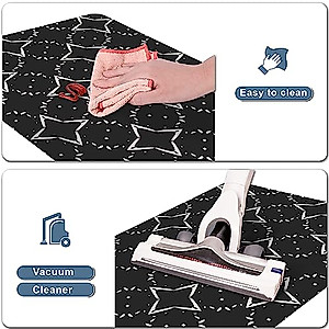 Soft Anti Fatigue Mat for Kitchen Floor, Non Slip Cushioned Kitchen Rugs Sets, Waterproof Washable Memory Foam Standing Desk Mat Runner, Comfort Cushion for Sink Laundry Room Home 17.3"x29.5"(1 PC)