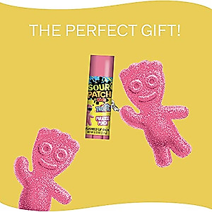 Taste Beauty Sour Patch Kids–Flavored Lip Balm and Keychain Holder, (Flavor), 2-Piece Set