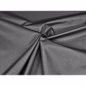USA Fabric Store Black Ballistic 1680D Nylon Fabric 60 Inches Wide Cordura Water Repellent Coated DWR, By the yard