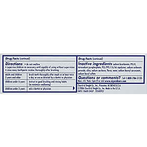 Arm & Hammer Advance White Toothpaste - 0.9 Ounce (Pack of 3)