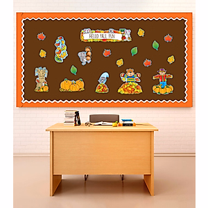 Carson Dellosa – Fall Classic Mini Bulletin Board Set, Fall Classroom Décor, 39 Pieces