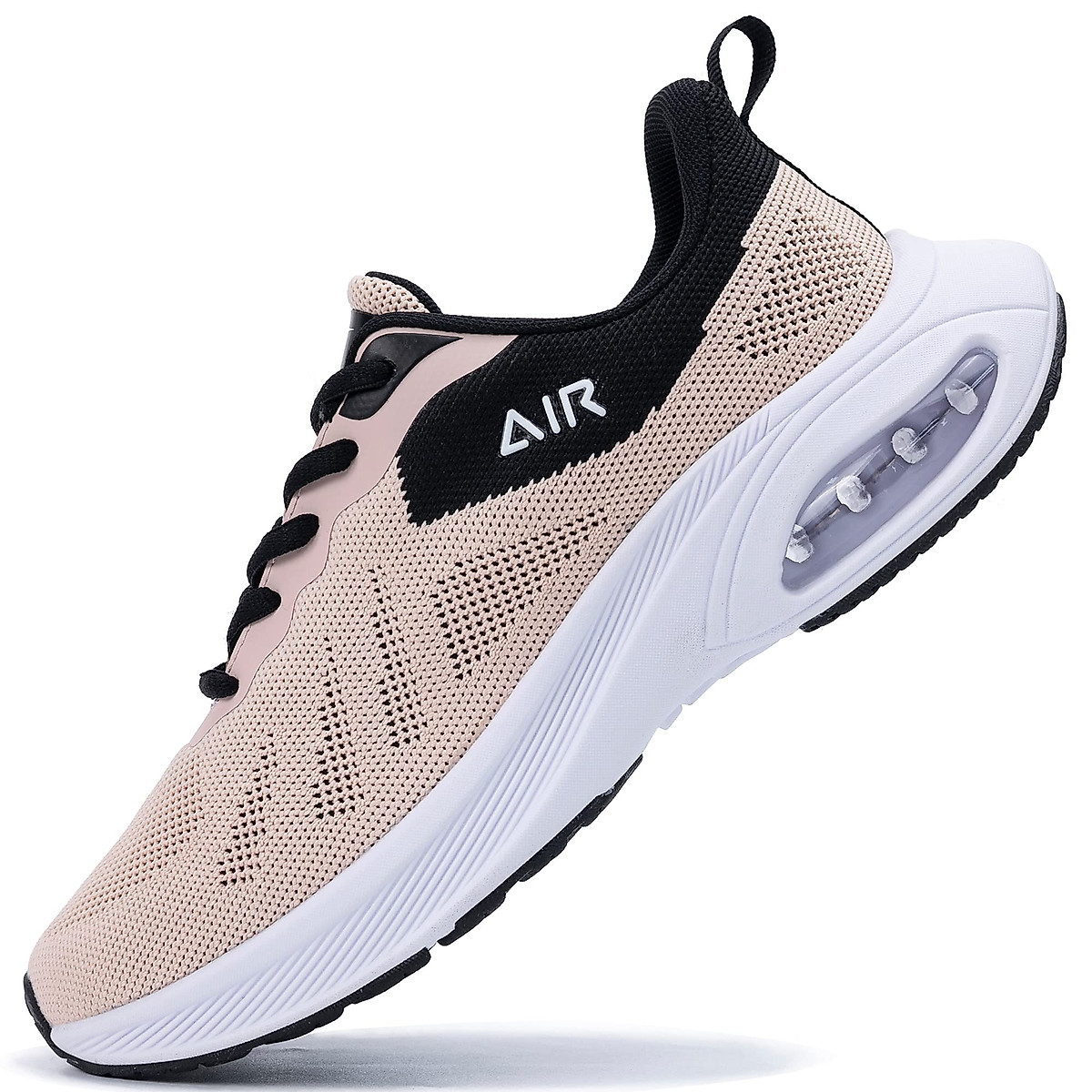 Women's Running Shoes Air Tennis Athletic Fashion Sneakers Lightweight Walking Gym Jogging Sport Workout Shoes Blackpeach US 10.5