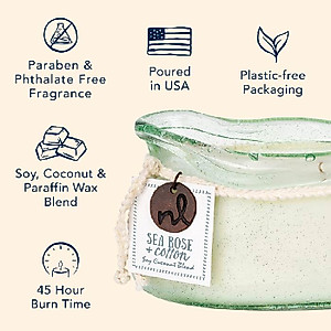 Northern Lights Candles - Windward 2 Wick Candle - Sea Rose & Cotton - 52668