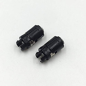 Replacement Rotating Shaft Spindle Hinge Axis for GBA SP for Gameboy Advance SP (2X Black)