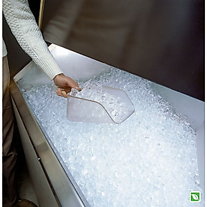 Rubbermaid 9F75 32 oz Capacity, 10.8" Length x 4.8" Width x 4.7" Height, Clear Color, Polycarbonate Bouncer Contour Scoop