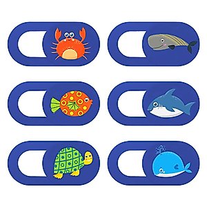 SOLUSTRE 6Pcs Lens Cover Adhesive Webcam Cover Laptop Camera Cover Camera Cover for Camera Cover Camera for Computer Camera Front Slider abs Sticker