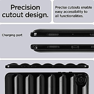 Tablet PC Case Tablet Case Compatible with Samsung Galaxy Tab A8 10.5 inch 2021 (SM-X200/X205),Ultra Thin Lightweight Full Protective Cover Drop-Proof Shock-Proof Protective Cover (Color : Black)