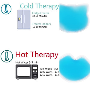 Eye Pad Lip ice Packs, Gel Eye Pad Cold Eye Mask Hot Cold Compress Reusable Gel Eye Pads, Mini Gel ice Packs Lip fillers After Care, Lip ice Packs to Reduce Swelling and bruising (Blue)