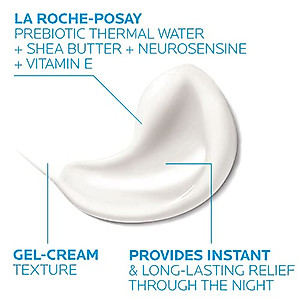 La Roche-Posay Toleriane Dermallergo Night Cream for Face Intense Soothing Moisturizer with Vitamin E, Allergy Tested, for Sensitive Skin, Formerly Toleriane Ultra Night