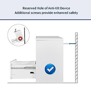 2 Drawer Office Lateral File Cabinets with Lock,Metal Filing Cabinets for Home Office,Locking Steel Storage Wide Office Vertical Files Cabinet for Legal/Letter A4 Size,Office Organizer (White)