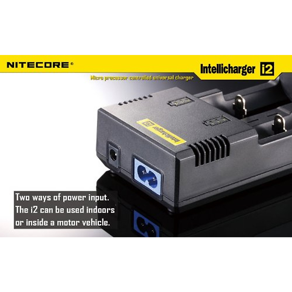Nitecore i2 Intellicharge Charger for 18650 AAA AA Li-Ion/NiMH Battery