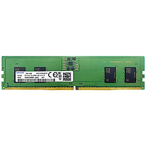 A-Tech 8GB DDR5 4800MHz PC5-38400 CL40 UDIMM 1Rx16 1.1V 288-Pin DIMM RAM Memory M323R1GB4BB0-CQK