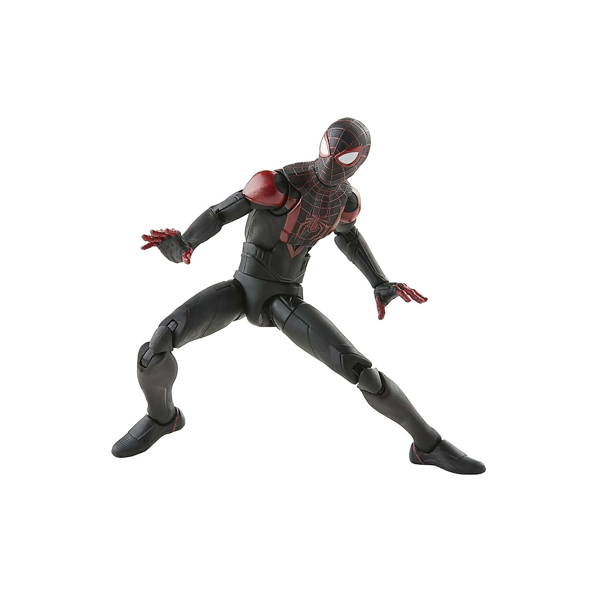 Spider-Man Marvel Legends Series Gamerverse Miles Morales 6-inch Collectible Action Figure Toy, 7 Accessories and 1 Build-A-Figure Part(s)