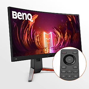 BenQ MOBIUZ EX3415R 34'' HDRi Curved SimRacing Monitor, 144Hz 1ms FreeSync Premium (Renewed)