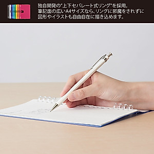 キングジム(Kingjim) King Jim Tefline A5 Clear Ring Notebook, 9854TTE Toe