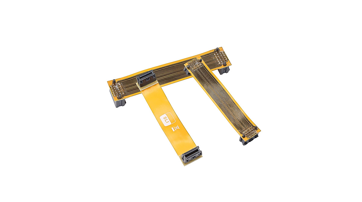 GELRHONR SLI Bridge 2 Way 10cm 26pin Flexible Nvidia Crossfire Cable