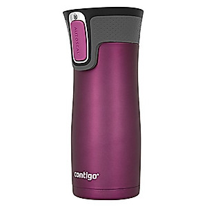 Contigo AUTOSEAL West Loop Vaccuum-Insulated Stainless Steel Travel Mug, 16 oz, Radiant Orchid Trans Matte