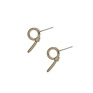 Ear Studs for AirPods S925 Silver Ear Hooks Earring Bluetooth Earphone Holder Anti-Lost Strap Suitable for Airpods 1 & 2 & pro (Only for Apple) (Silver)