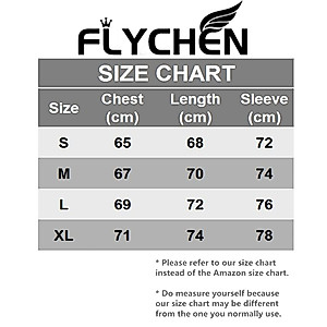 FLYCHEN Men's Solid Color Loose Hoodie Hip Hop Couples Long Sleeve Unisex Sweatshirt Apricot L