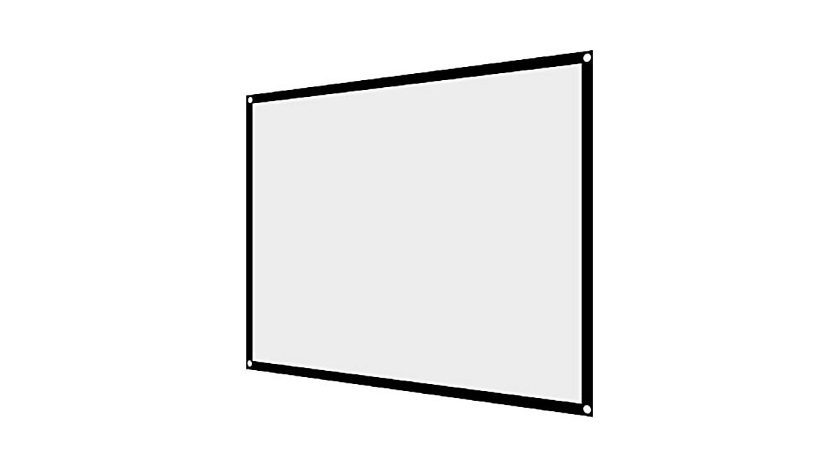 Richer-R Portable Projector Screen - Non-Crease, Foldable