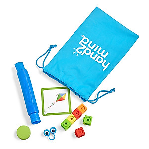 hand2mind Little Minds at Work Science of Reading Essentials Toolkit by Tara West, Decodable Reading Manipulatives, Elkonin Boxes, Letter Sounds, Phonemic Awareness, Preschool Learning (Set of 6)