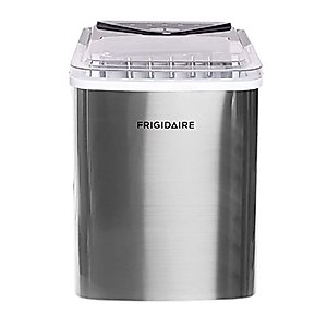 Frigidaire EFIC123-SS Counter Top Maker, Produces 26 pounds Ice per Day, Stainless Steel, Stainless