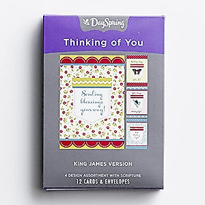DaySpring Thinking of You - Inspirational Boxed Cards - Polka Dots - 60943,Multi Color
