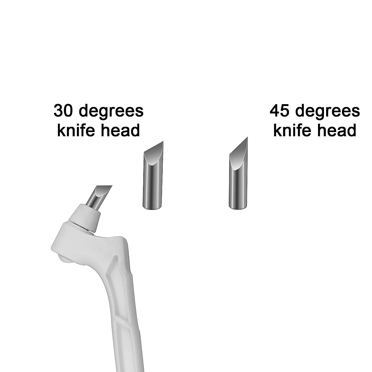 Clzemo Craft Cutting Tools Set of 3, 360 Degree Rotating Blade Craft Knife Specialty Cutting Tools, 4 Pieces of Steel Replacement Cutting Blade Precision Art Knife Cutter Handheld Art Pen for Craft