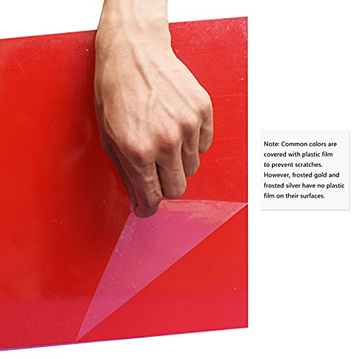 XLNT TECH Engraving Double Color Sheet (7" x 11“ x .040”, 12 Pieces & 12 Colors) for Interior Signs, Badges.