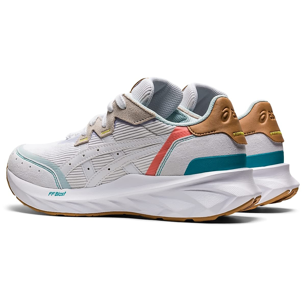 ASICS Women's Tarther Blast Sneakers, White/White, 7 Medium US