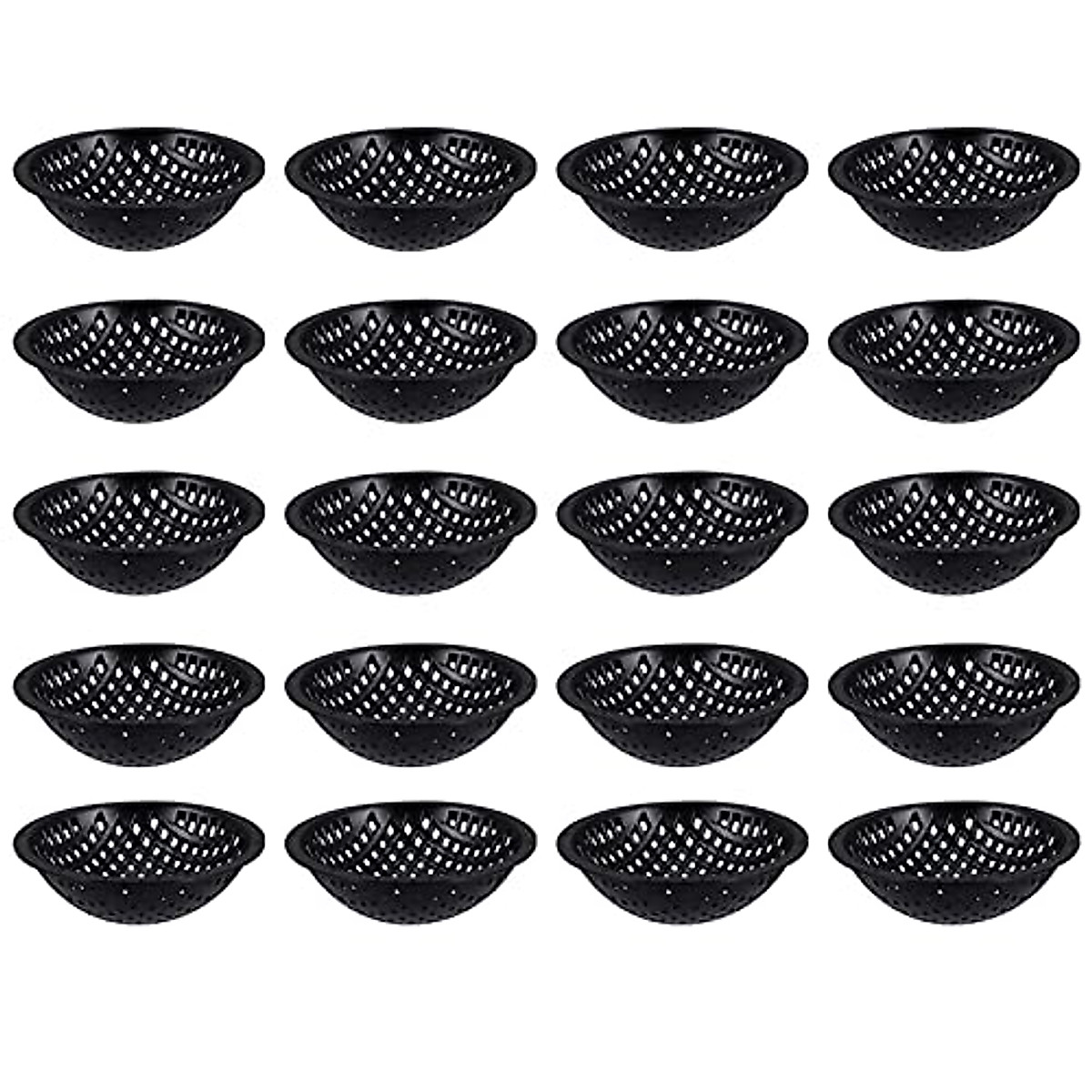 20pcs flower pot gaskets Flower Pot Hole Mesh Pad Round Bowl Shape Bonsai Pot Bottom Grid Mat Mesh Plant Pot Garden Drainage Mesh Hole Screens Size flower pot hole mesh mat M flowerpot bottom mat