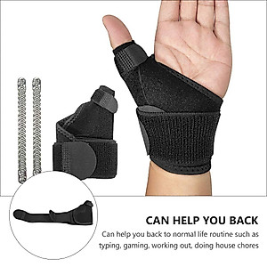 Hand Wristband Thumb Brace Cover Thumb Wrist Support Sleeves Cleat Sprained Thumb Brace Thumb Wrist Stabilizer Thumb Brace Breathable Bag