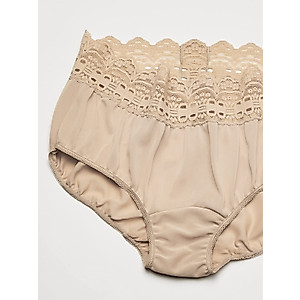 Olga womens Secret Hugs 3 Pack Panty Hipster Panties, French Toast/Pale Blush/White, Large US