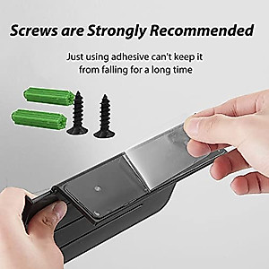 AREAJD 2 Pack Adhesive Wall Shelf, Stick on Shelf, Floating Shelves Wall, Bedside Shelf Wall Mount, Phone Holder for Wall, Acrylic Outlet Shelf for for Security Cameras, Baby Monitors, Speakers