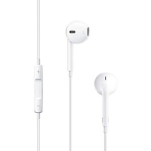 Apple EarPods in-Ear Earbuds with Mic and Remote Earbud Headphones White with USB-C to 3.5 mm Headphone Jack Adapter (Renewed)
