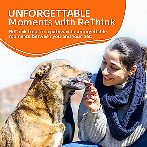 ReThink Pet 4 Pcs Premium Crunchy Bully Sticks for Dogs, All Natural Beef Dog Chews, Training Treats for Dogs, Bully Sticks for Aggressive Chewers, Best Dog Treat, Dog Treats for Medium to Small Dogs